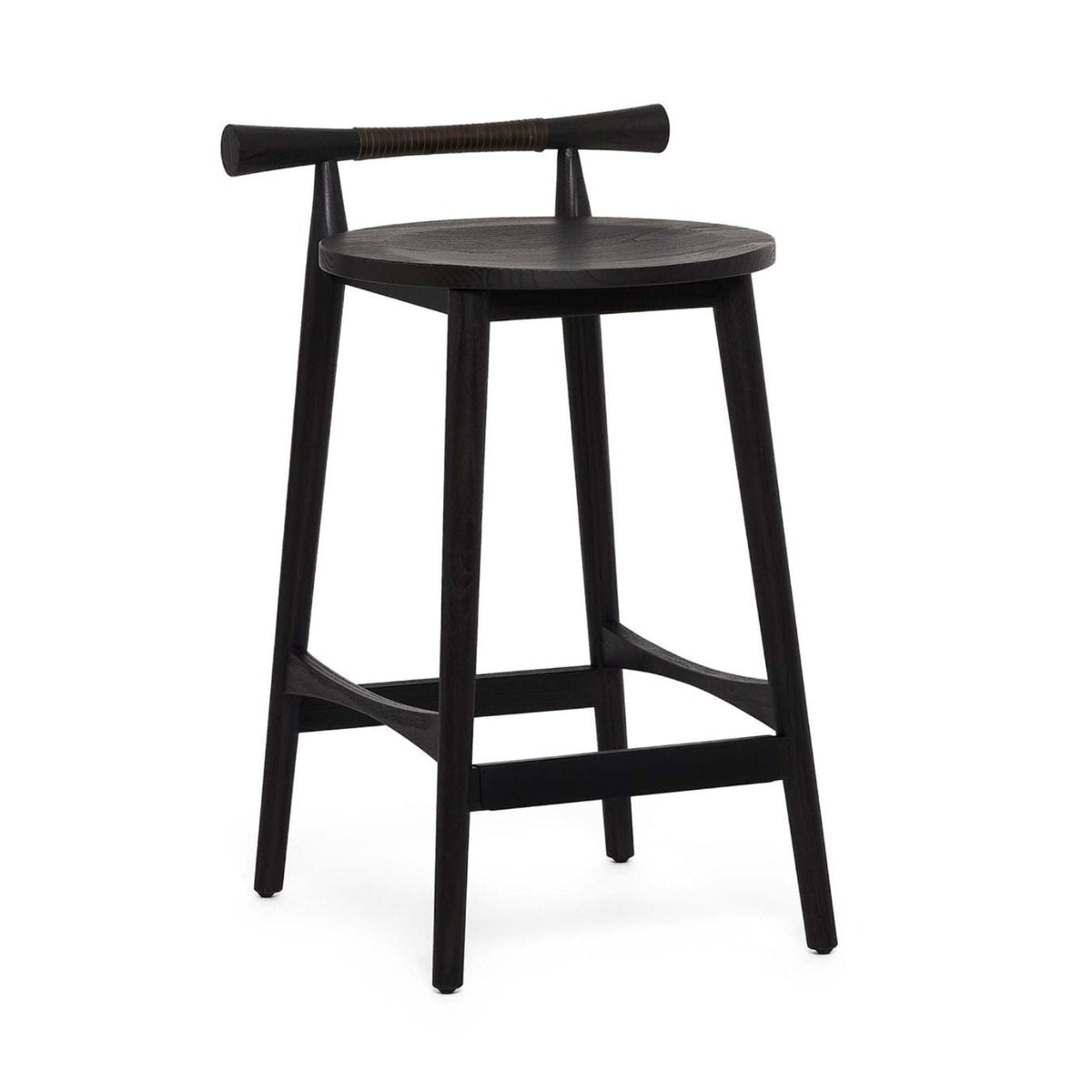 Akita Black Stool – Black Rooster Decor