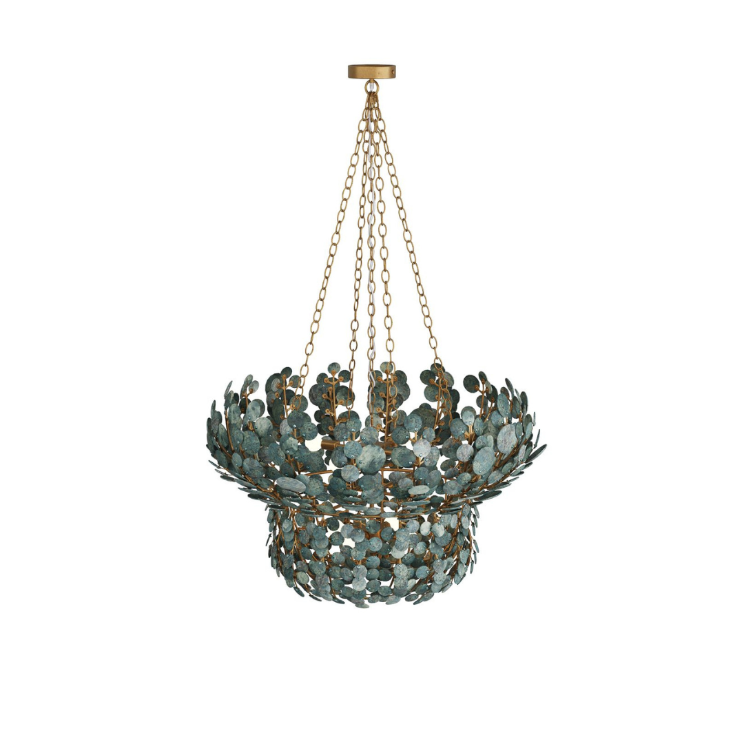 Azure Chandelier – Black Rooster Decor