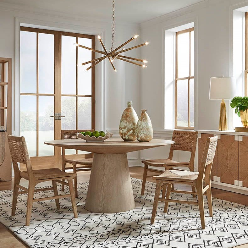 Cerused Dining Table – Black Rooster Decor
