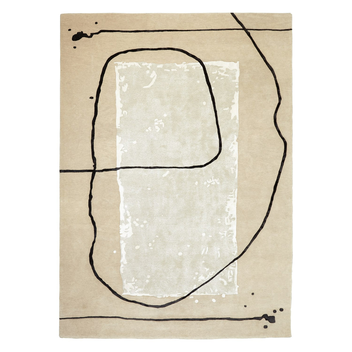 Swirl Rug – Black Rooster Decor