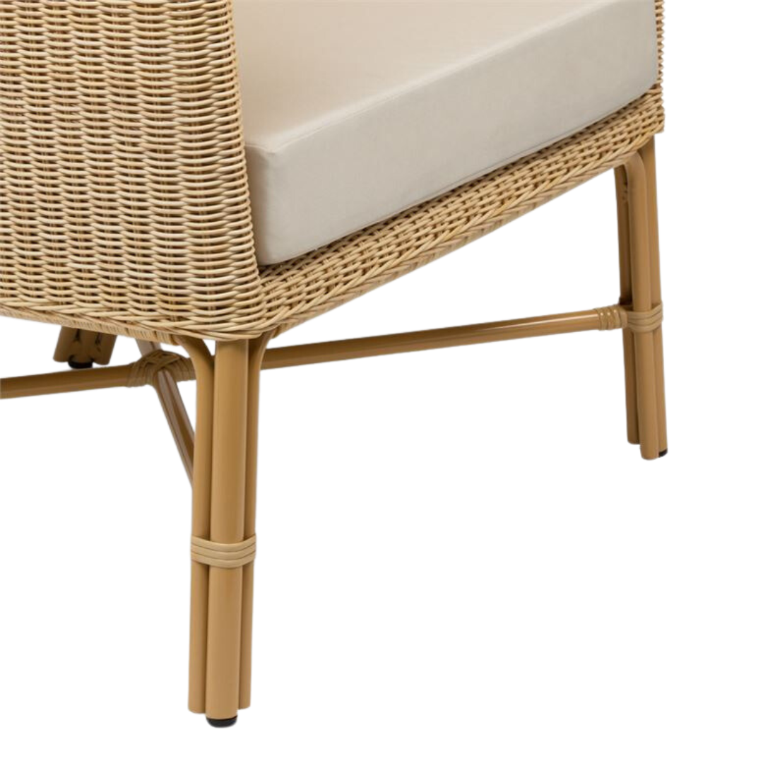 Palm Barrel Lounge Chair – Black Rooster Decor